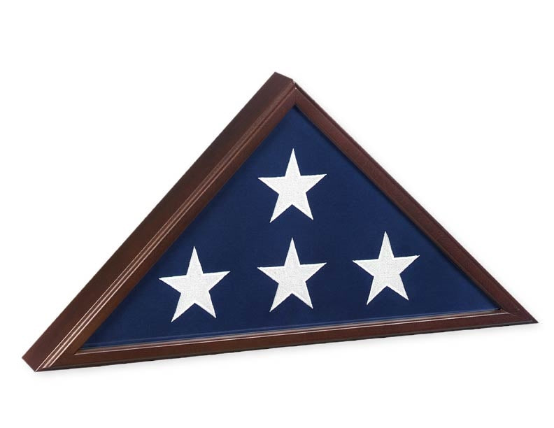 Cherry Wood Flag Display Case - Honor Your Loved One's Legacy ...